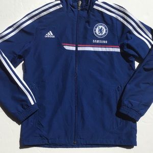 adidas | Jackets & Coats | Chelsea Football Club Adidas Samsung Jacket ...